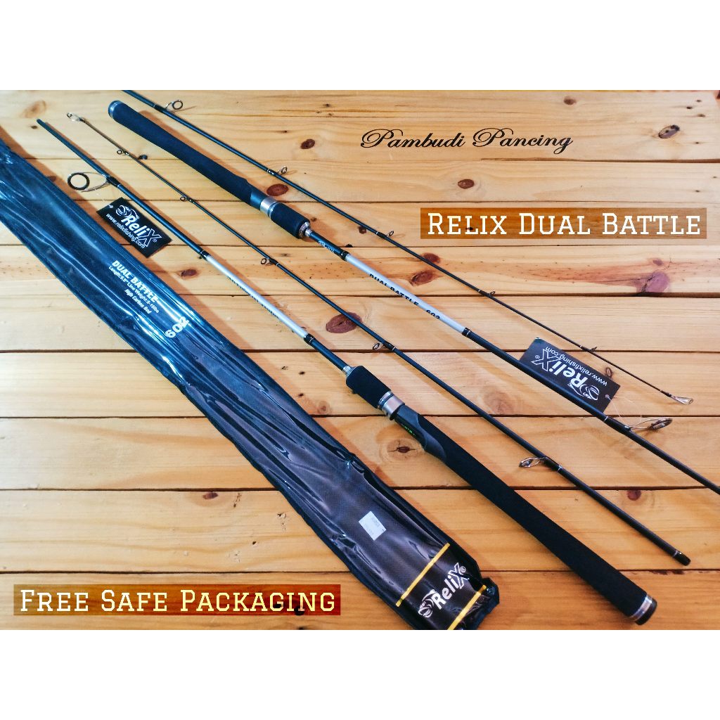 Jual RELIX | Joran RELIX DUAL BATTLE Spinning Fishing Rod - 602 M 8-16 ...