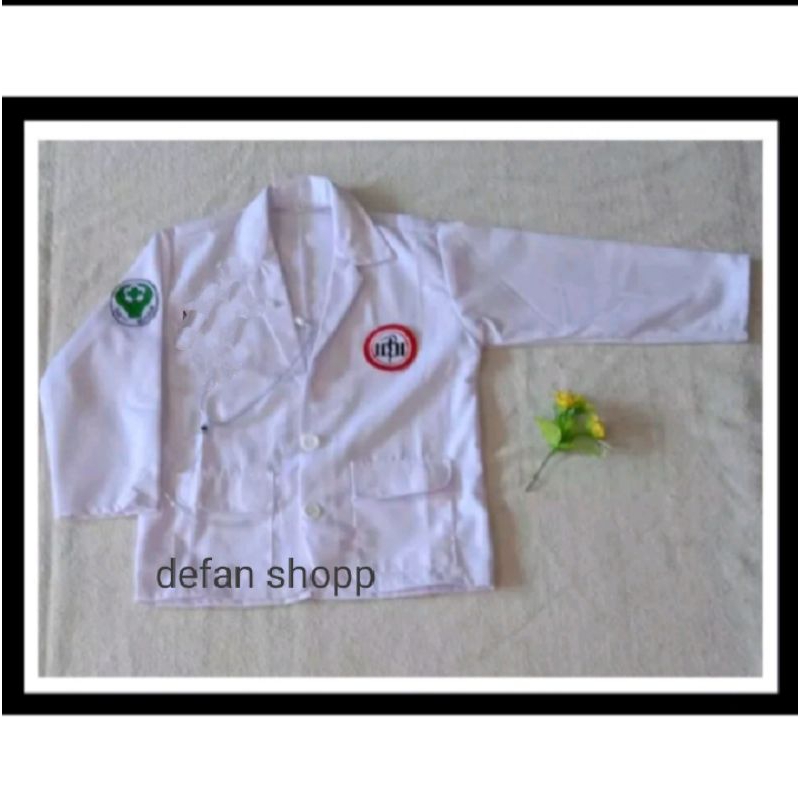Jual baju profesi jas dokter anak usia3-12 Thun+ aksesoris | Shopee ...