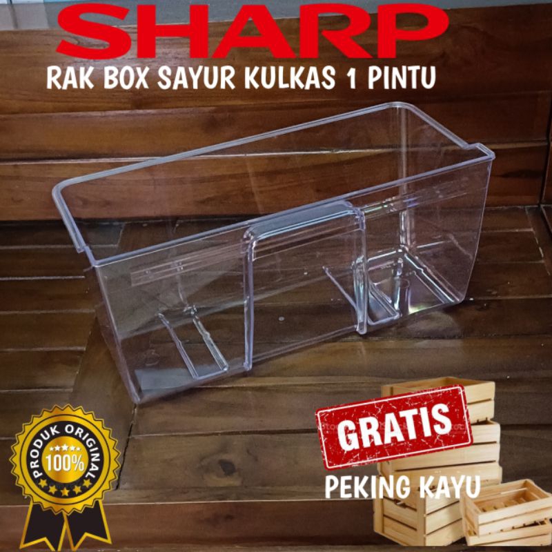Jual RAK BOX SAYUR DAN BUAH KULKAS SHARP TYPE SJ-X185 KULKAS 1 PINTU ...