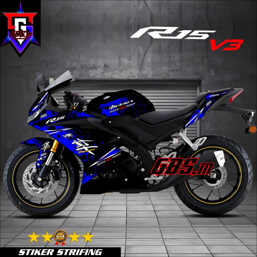 Jual Striping Variasi R15 V3 Decal Yamaha R15 V3 Stiker Variasi R15 V3 ...