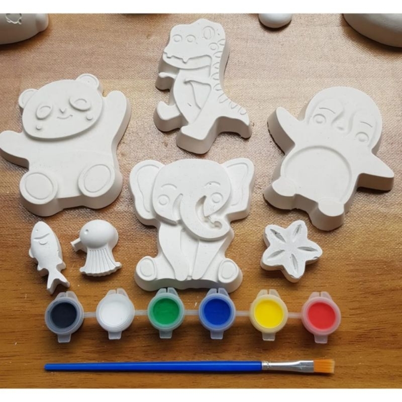 Jual GYPSUM PAINTING FOR KIDS - MELUKIS PATUNG - MEWARNAI PATUNG ...