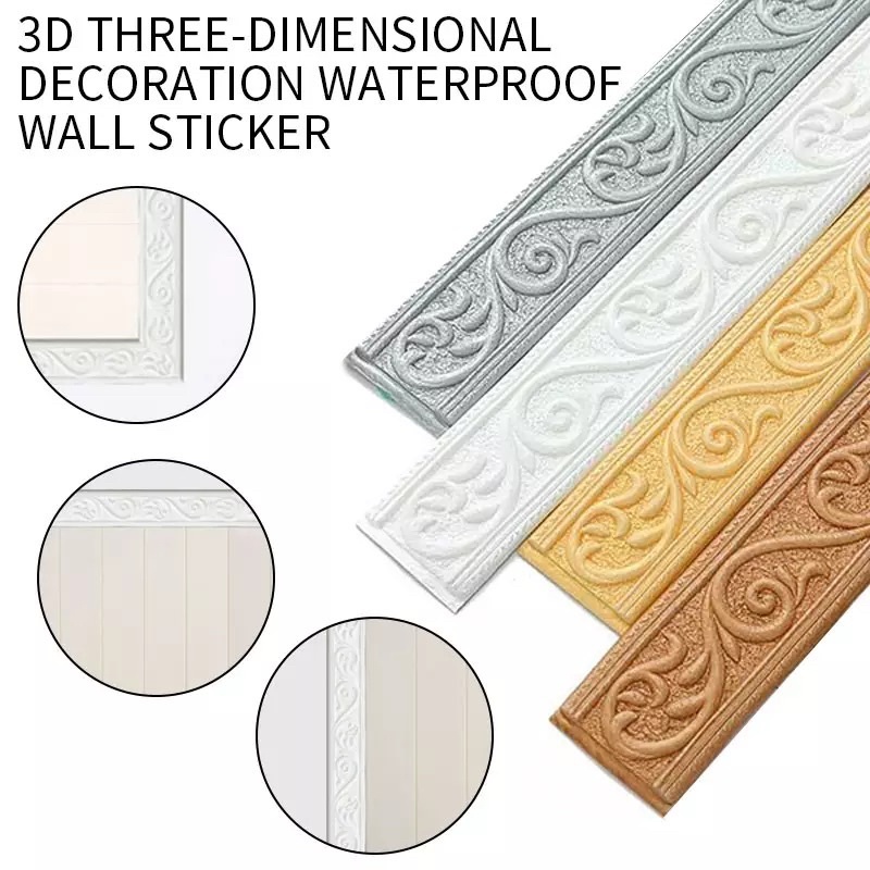 Jual HL0601 Wall Border List Foam 3D List Border Wallpaper Wallfoam ...