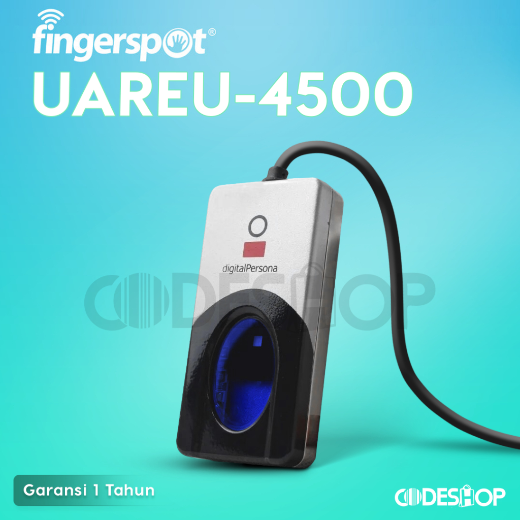 Jual Mesin Fingerprint Fingerspot U are U 4500 Digital Persona Flexcode HID | Shopee Indonesia