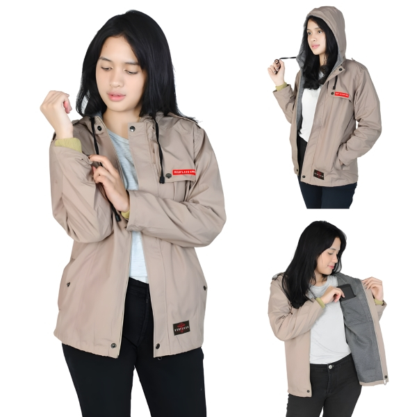 Jual jaket parasut / jaket wanita / outwear wanita /jaket waterproof / jaket gunung / jaket ...