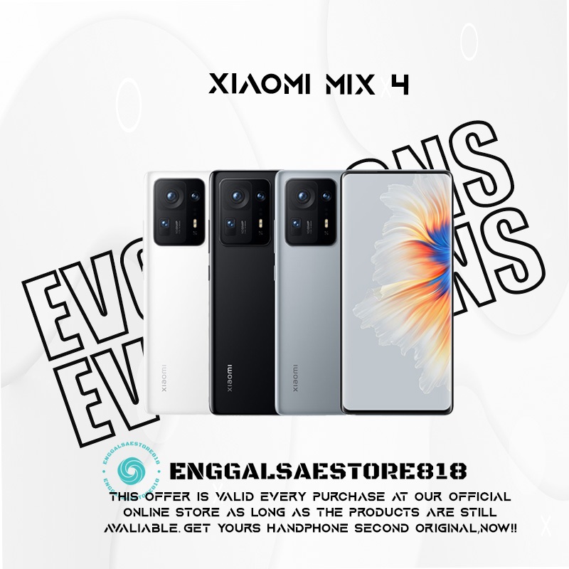 Jual Xiaomi MIX 4 5G 12+512GB 8+256GB Second Original Mulus Fullset | Shopee Indonesia
