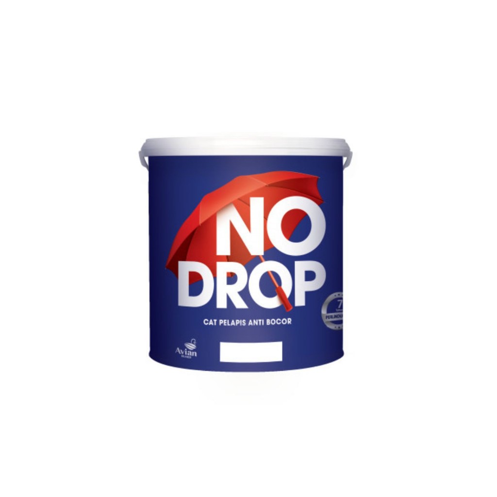 Jual Cat tembok luar dan dalam no drop 009 putih 5kg | Shopee Indonesia
