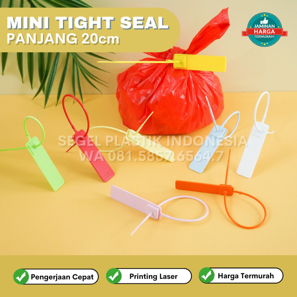 Jual Segel plastik single lock mini sekali pakai anti jebol cocok untuk ...