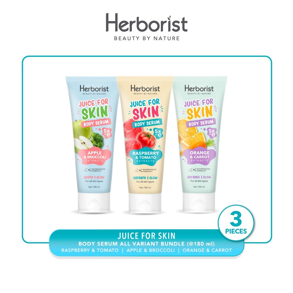 Jual Herborist Juice For Skin Body Serum 180ml x3 | Shopee Indonesia