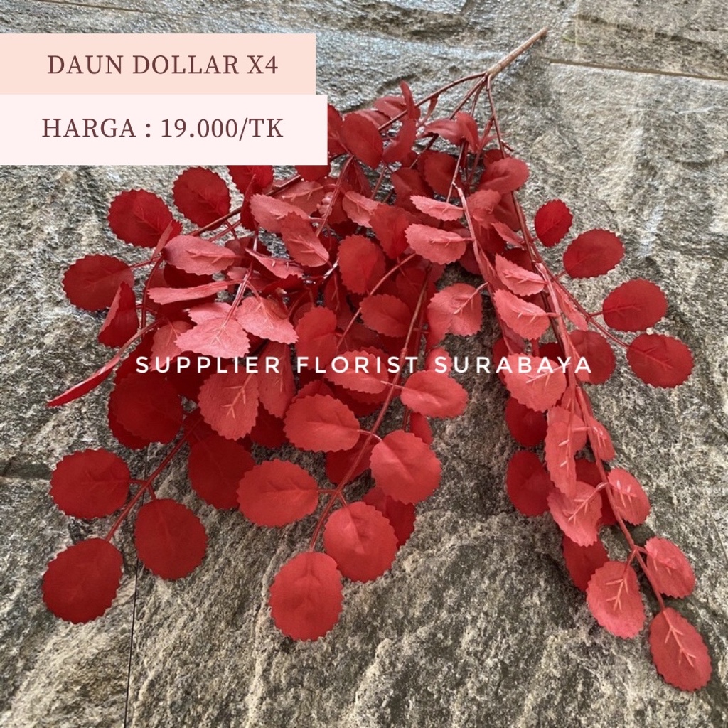 Jual [DAUN DOLLAR X4] DEDAUNAN ARTIFICIAL LEAF DAUN PALSU DOLLAR DOLAR ...