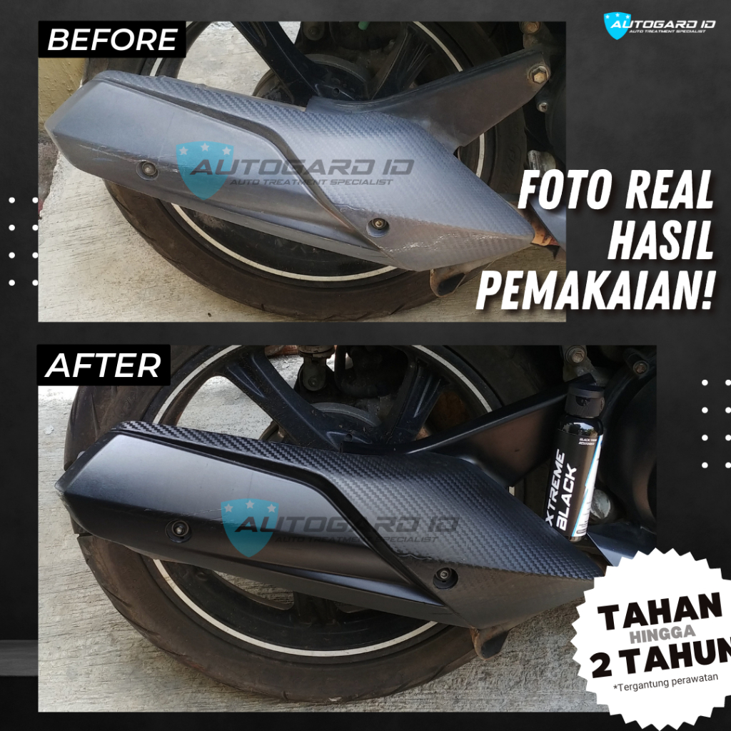 Jual Penghitam body motor Permanent XTREME BLACK AUTOGARD ID waterbased ...