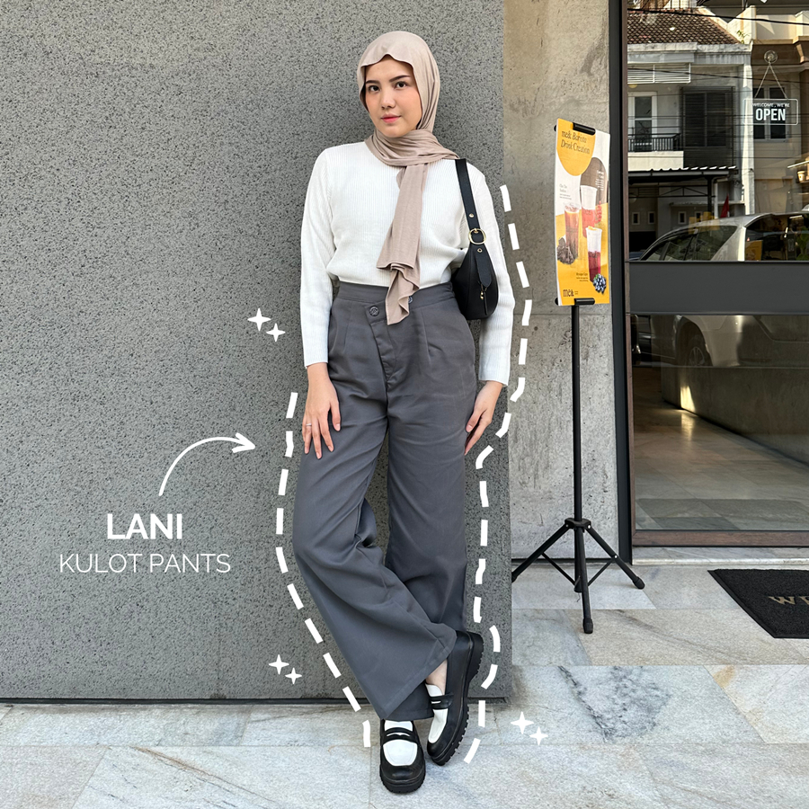 Jual LANI KULOT PANTS / CELANA PANJANG KEKINIAN / LEA STORE | Shopee ...