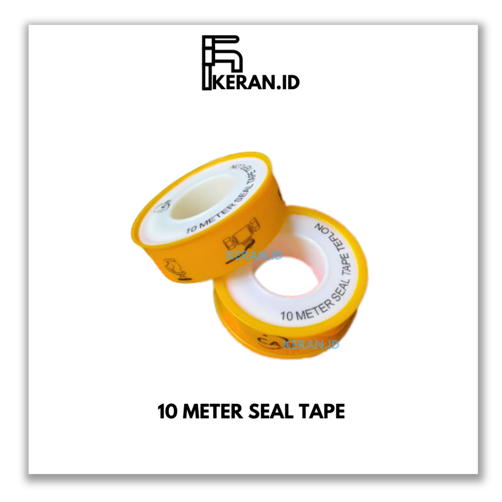 Jual [KERAN.ID] Isi 5 Pcs Sealtape / Seal Tape / Isolasi Kran Pipa ...