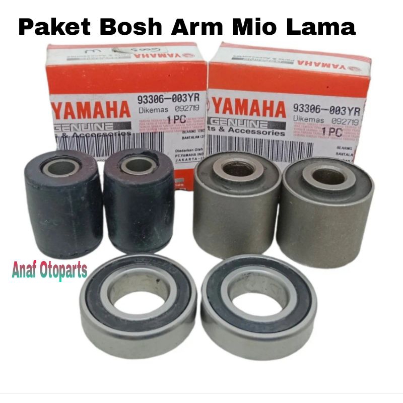 Jual Paket 3 Item Bosh Bos Mounting Mio + Bosh Sasis Arm + Bearing ...