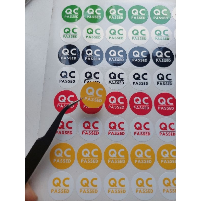 Jual STIKER QC PASSED | Shopee Indonesia