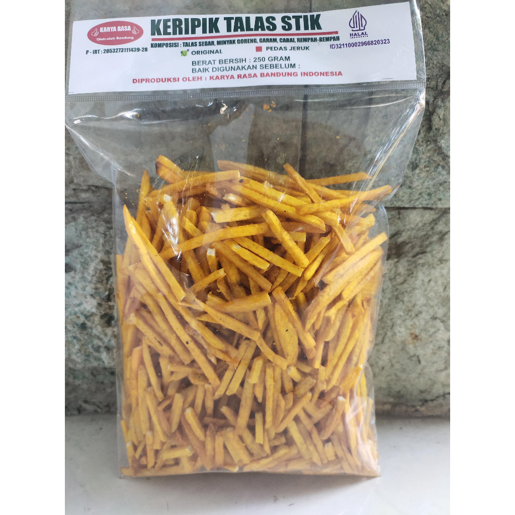 Jual keripik stick talas original KARYA RASA | Shopee Indonesia