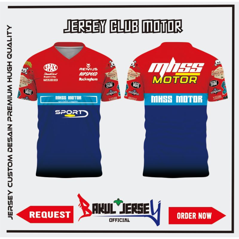 Jual jersey club jersey motor jersey custom desain (bisa cod) | Shopee ...