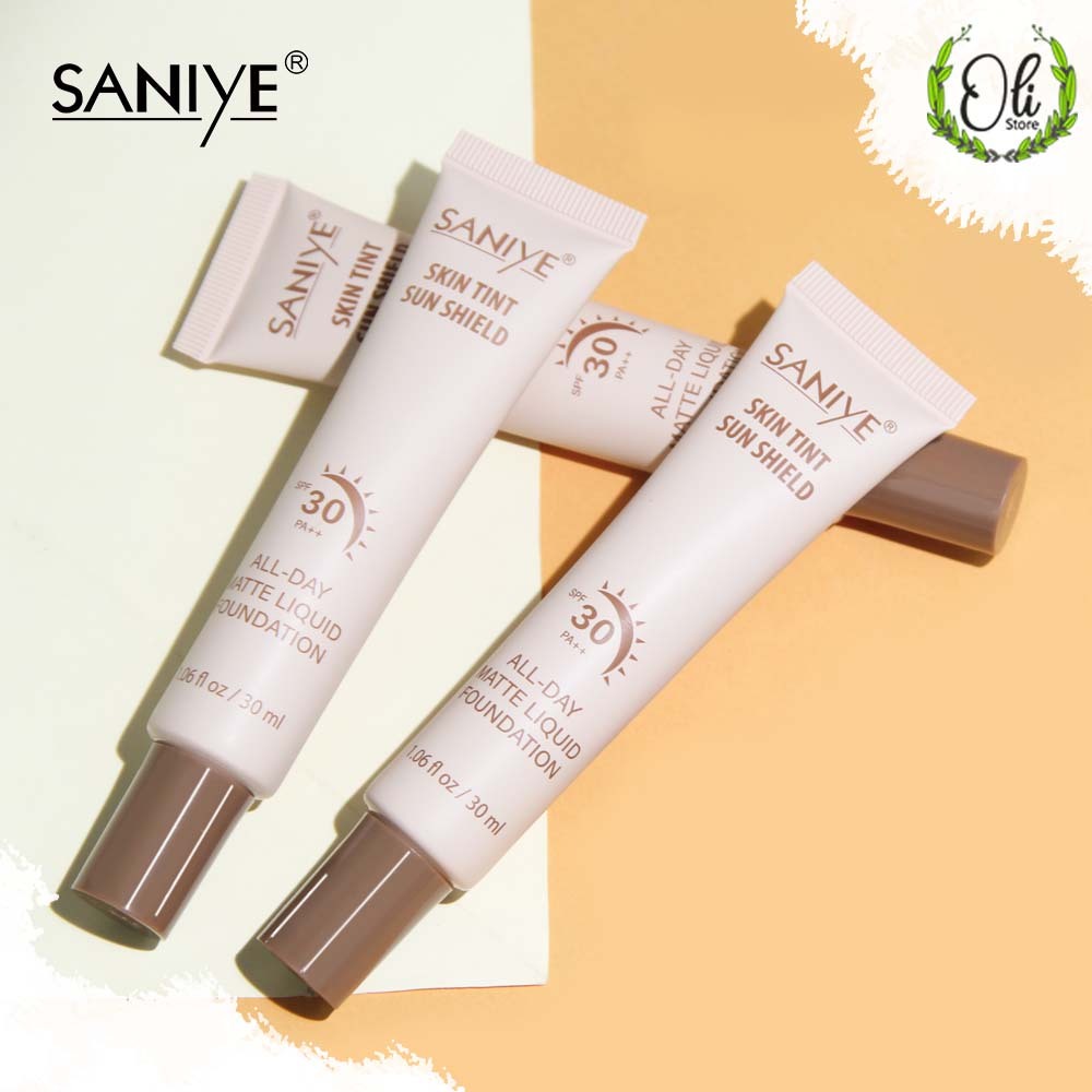 Jual SANIYE BPOM Matte Foundation Cream Original SPF 30 Sunscreen R6005 ...
