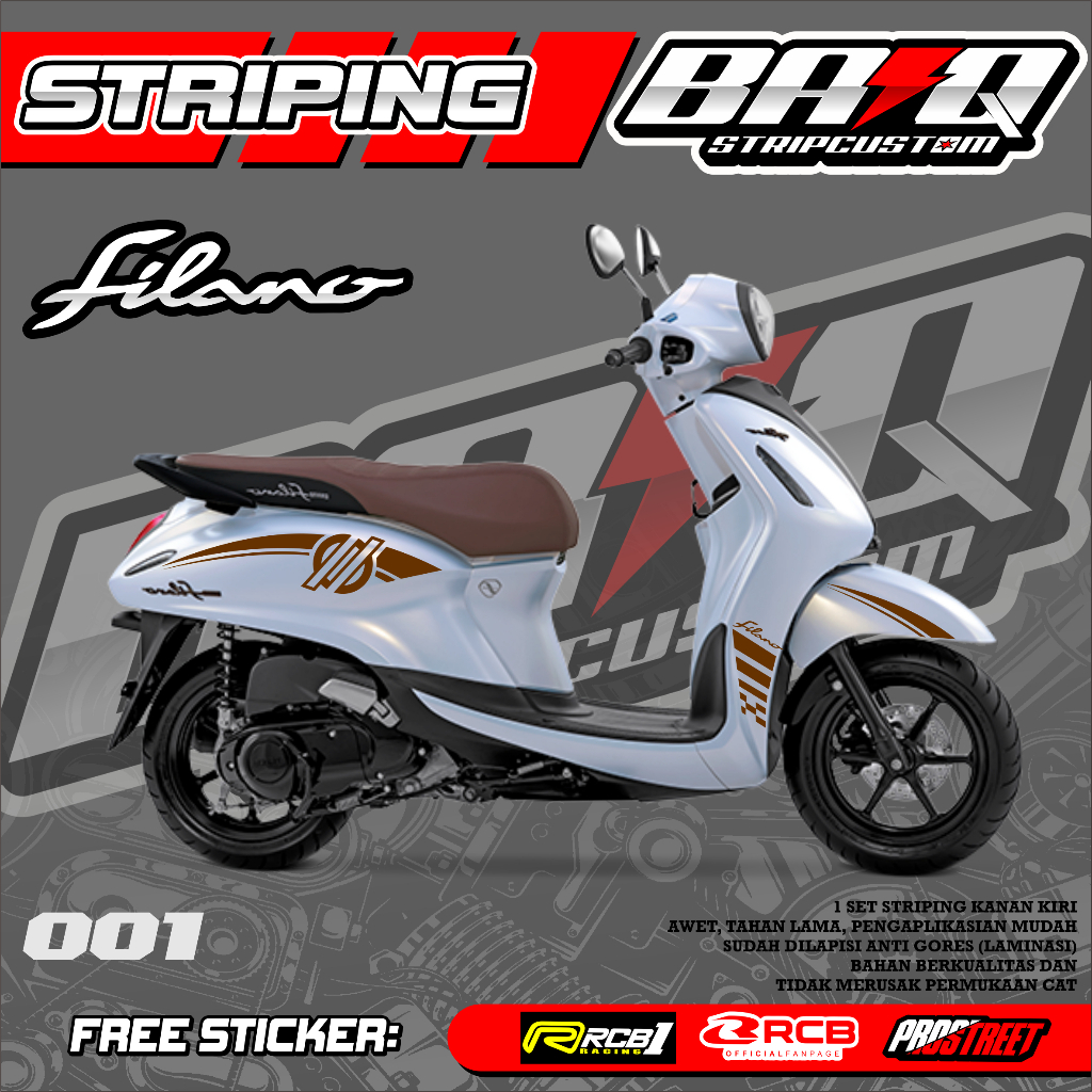 Jual TERBARU STICKER CUTTING FILANO - STICKER CUTTING FILANO PREMIUM 01 ...