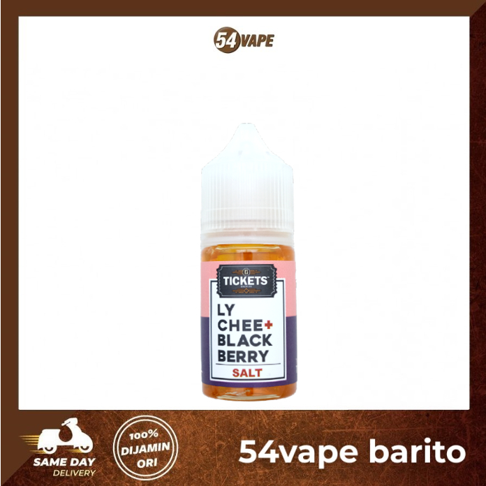 Jual Ticket Lychee Berry Salt Nic 30ml / 25mg by Tickets Brew | Shopee Indonesia