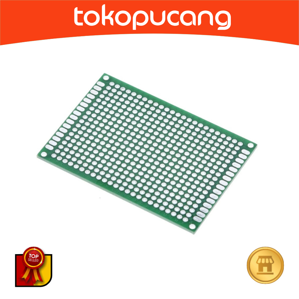 Jual PCB LUBANG 4X6CM DOT MATRIX THRU HOLE DOUBLE LAYER 4*6CM | Shopee ...