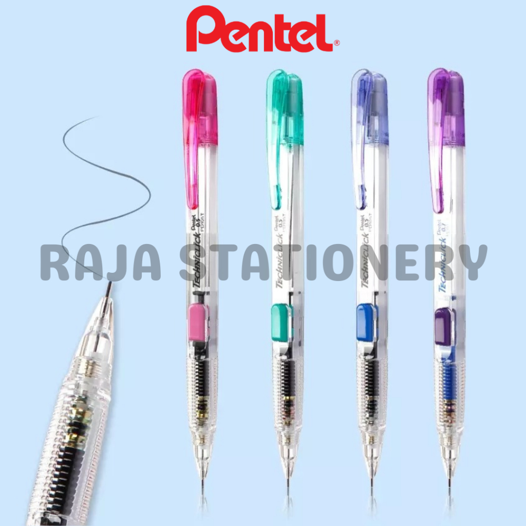Jual Pentel Techniclick Mechanical Pencil 0.5 / Pensil Mekanik 0.5mm Pentel | Shopee Indonesia