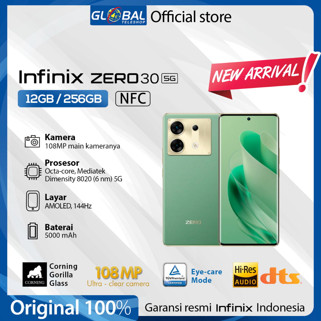 Jual Infinix Zero 30 5G / LTE 4G 12/256 GB 8/256 GB Garansi Resmi | Shopee Indonesia