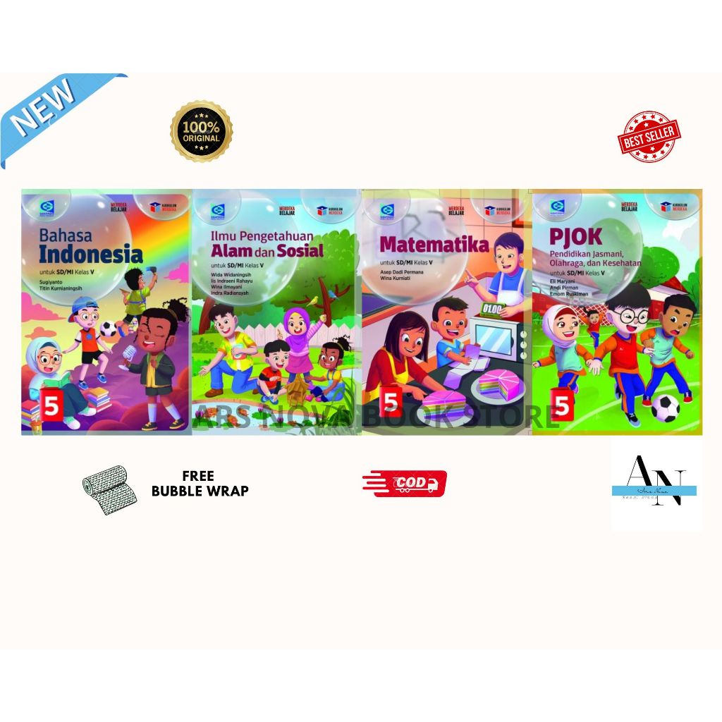 Jual BUKU PAKET KELAS 5 SD/MIKURIKULUM MERDEKA - GRAFINDO | Shopee Indonesia