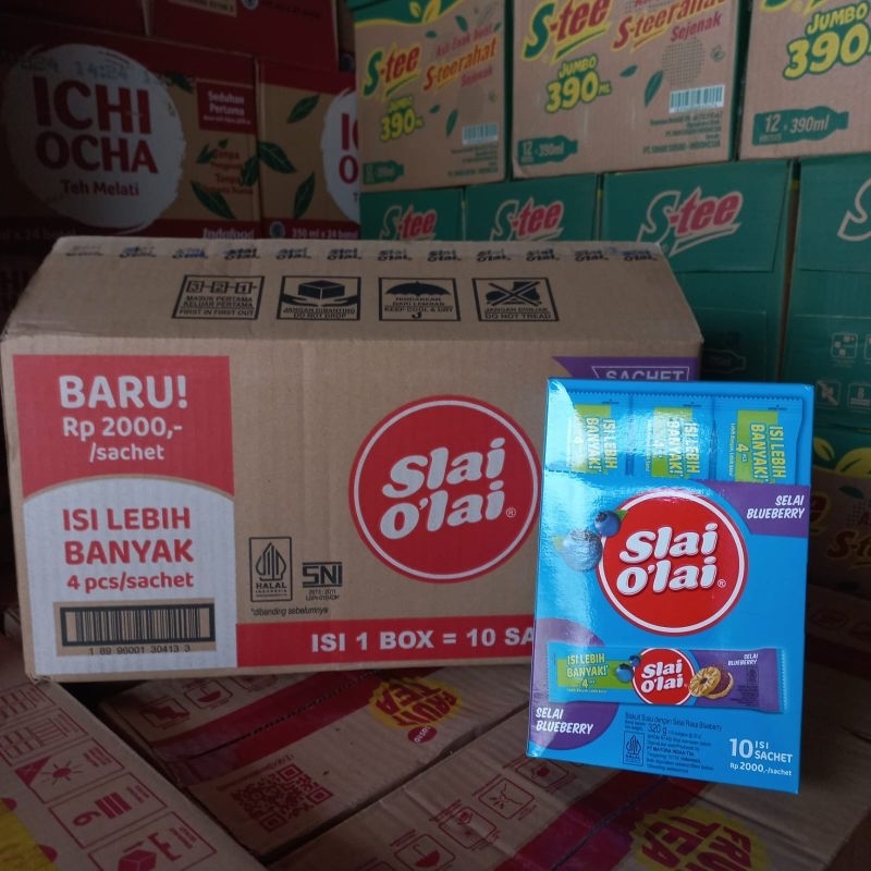 Jual slai olai 32 gram 1 dus isi 12 box 1 box isi 10 pcs | Shopee Indonesia