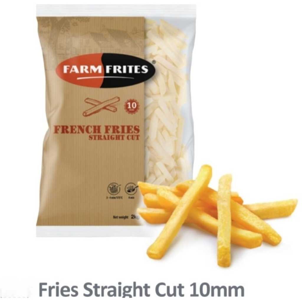 Jual FARMFRITES French Fries Straight Cut Kentang Premium Belgia Halal ...