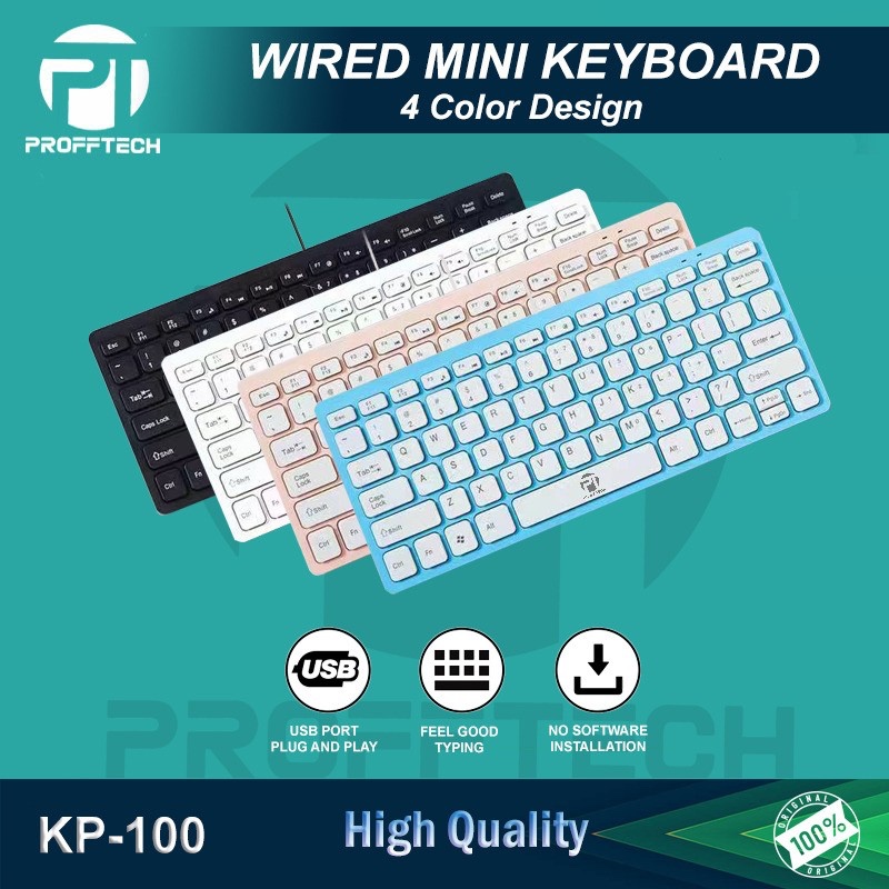 Jual Keyboard Mini Multimedia USB Profftech / Digigear - Voxy K1000 ...