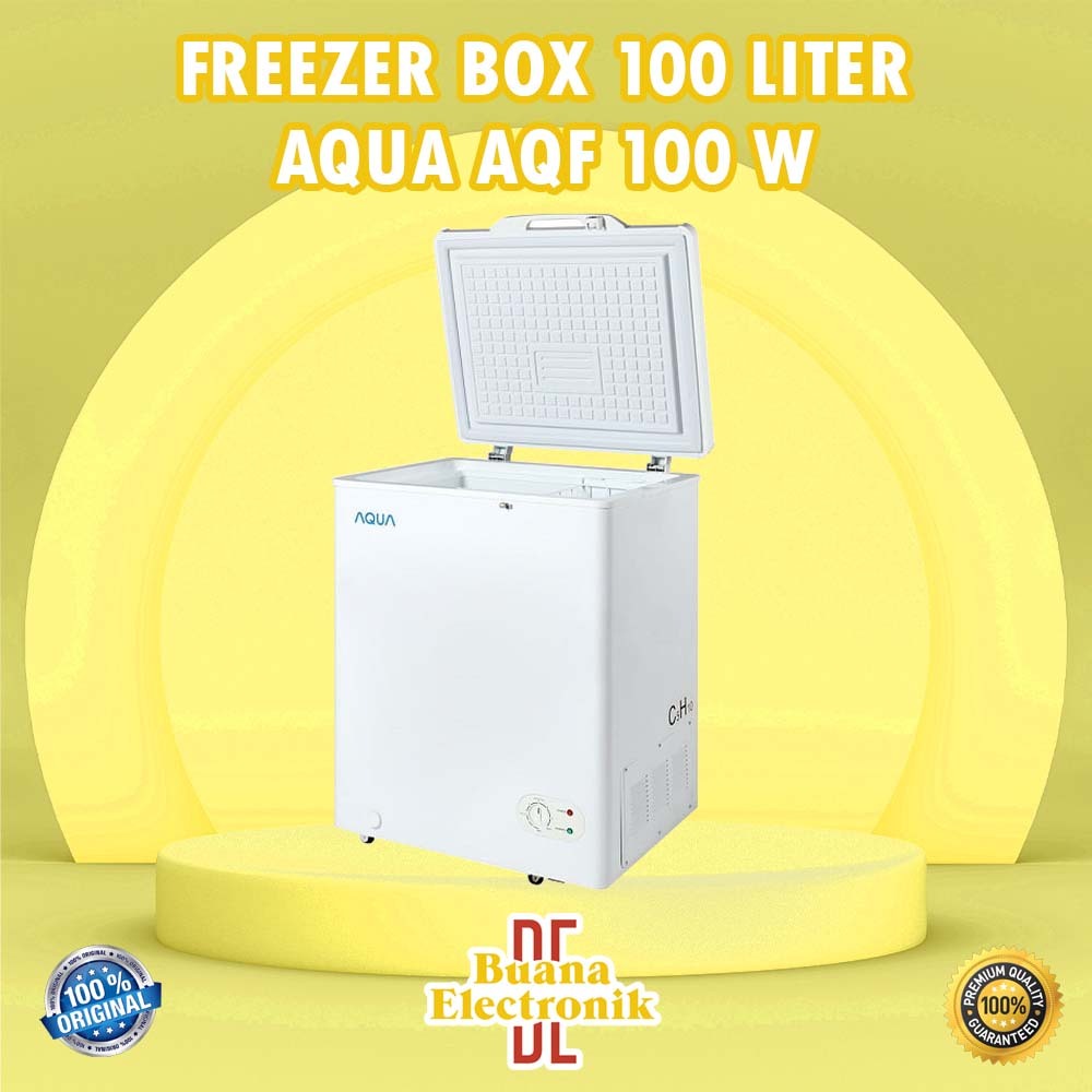Jual FREEZER CHEST BOX AQUA AQF 100 W ORIGINAL GARANSI RESMI | Shopee ...