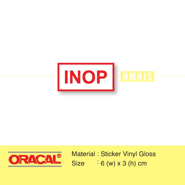 Jual Sticker Inop, In Operation Aviation | Shopee Indonesia
