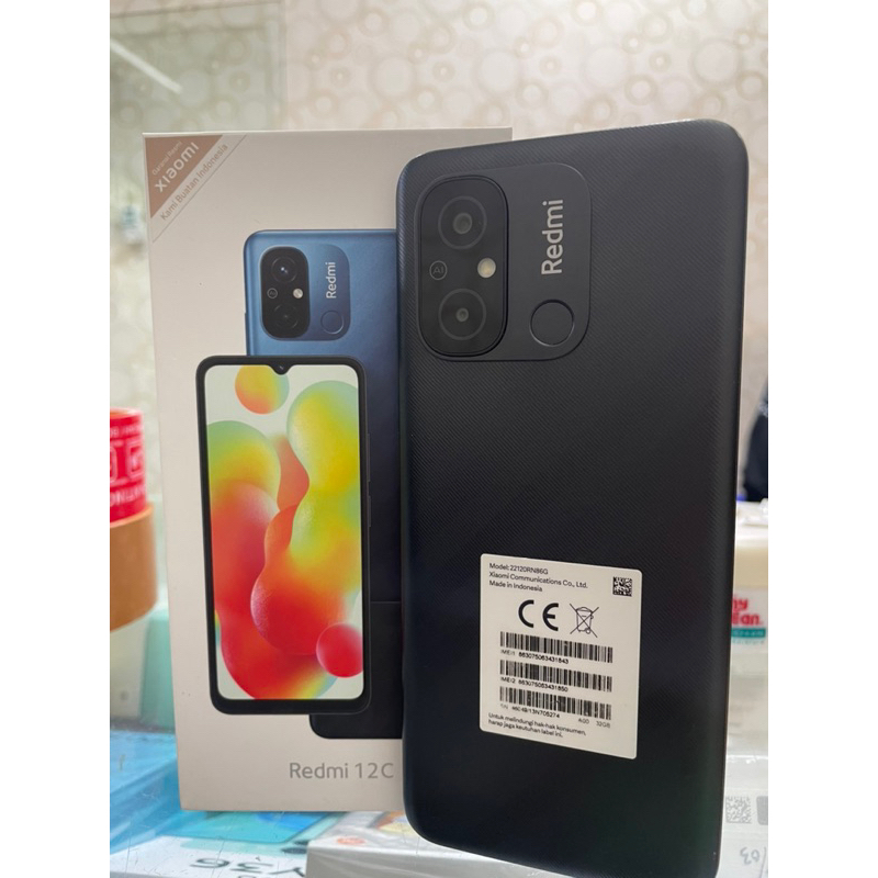 Jual redmi 12 c 4/64 second fullset | Shopee Indonesia