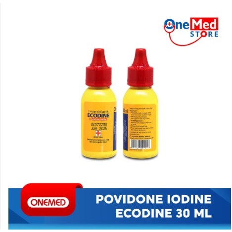 Jual POVIDONE IODINE ECODINE 30ML / povidon iodin ecodin 30ml / betadin ...