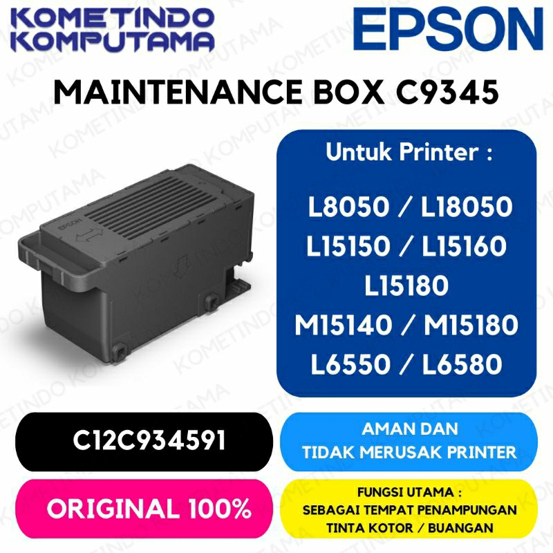 Jual Box C9345 Maintenance Box Epson C934591 For L15150, M15140, L8050 ...