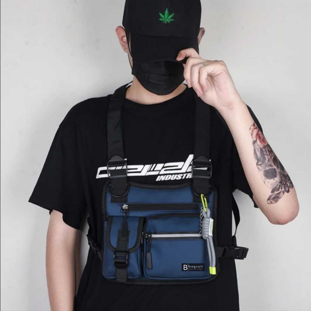 Jual Casual Chest Bag Sporty Tas Rompi Dada Motor HP tactical ...