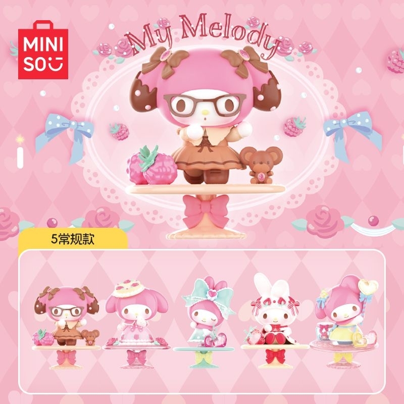 Jual Sanrio My Melody Tea Time Blind Box Miniso Original Official ...
