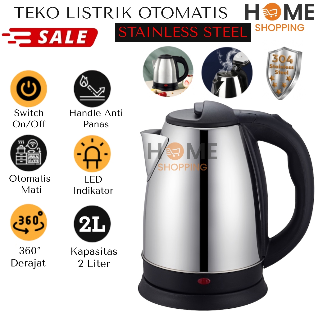 Jual [HS] TEKO LISTRIK 2 LITER / ELECTRIC KETTLE / TEKO LISTRIK LOW ...