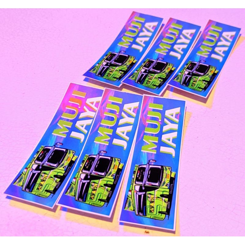 Jual COD Stiker Buss High Quality Berkelas ( Dapat 32 Stiker + Bonus ...