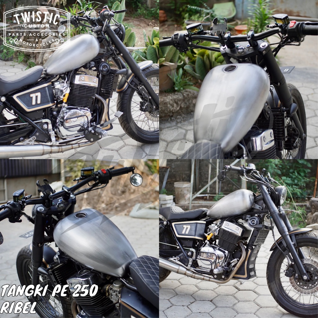 Jual Tangki Press Ribel Motor Benelli Patagonian Eagle PE 250 Custom PNP | Shopee Indonesia