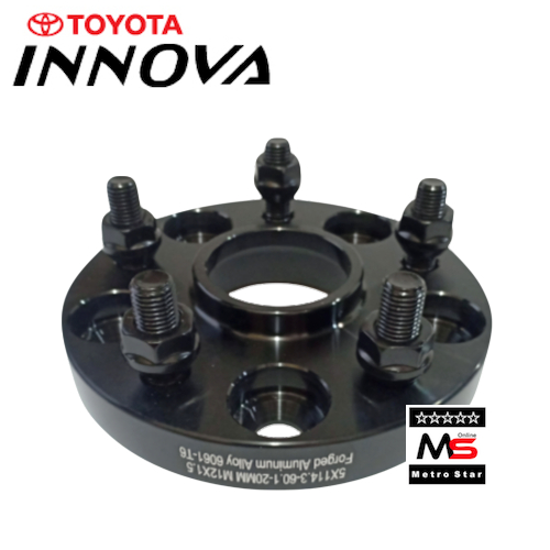 Jual 2 Pcs Wheel Spacer PCD 5x114,3 Velg Adaptor 2 Cm Hub untuk Toyota ...