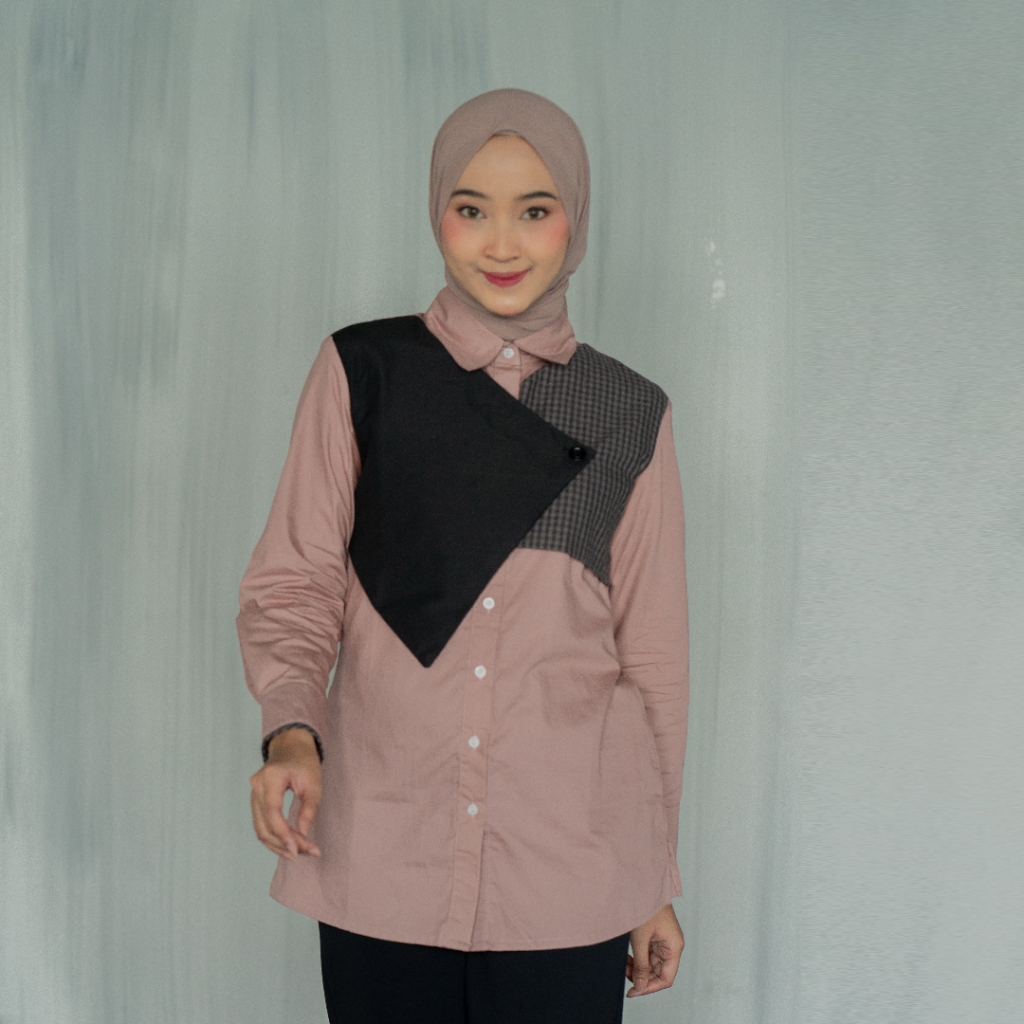 Jual TUNIQUE | HAZEL 3.0 | Shanon Atasan Blouse Wanita Kekinian Terbaru ...