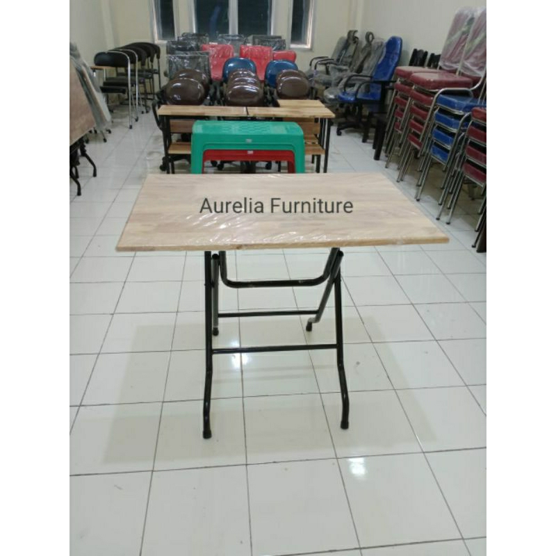 Jual meja kayu lipat 60x90x75 | Shopee Indonesia