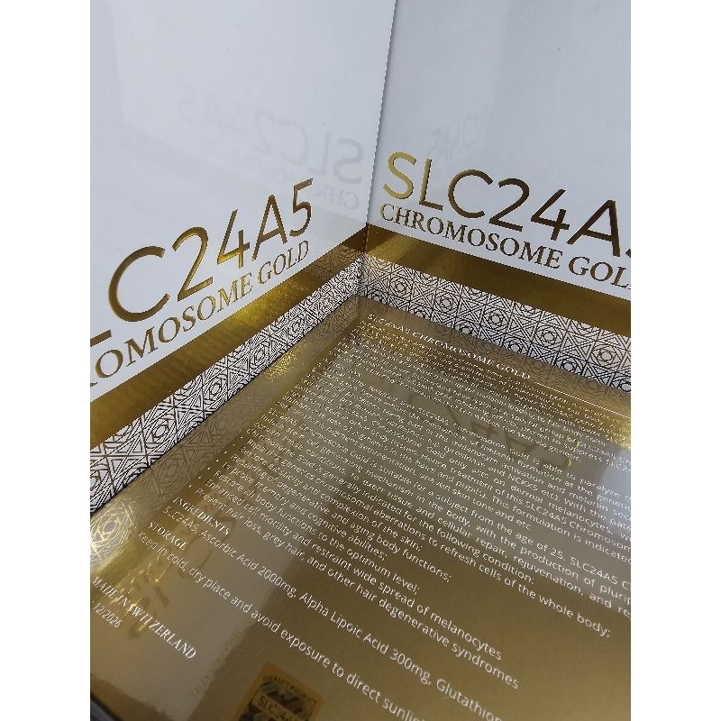 Jual SLC24A5 CHROMOSOME GOLD SINGLE INFUS WHITENING | Shopee Indonesia