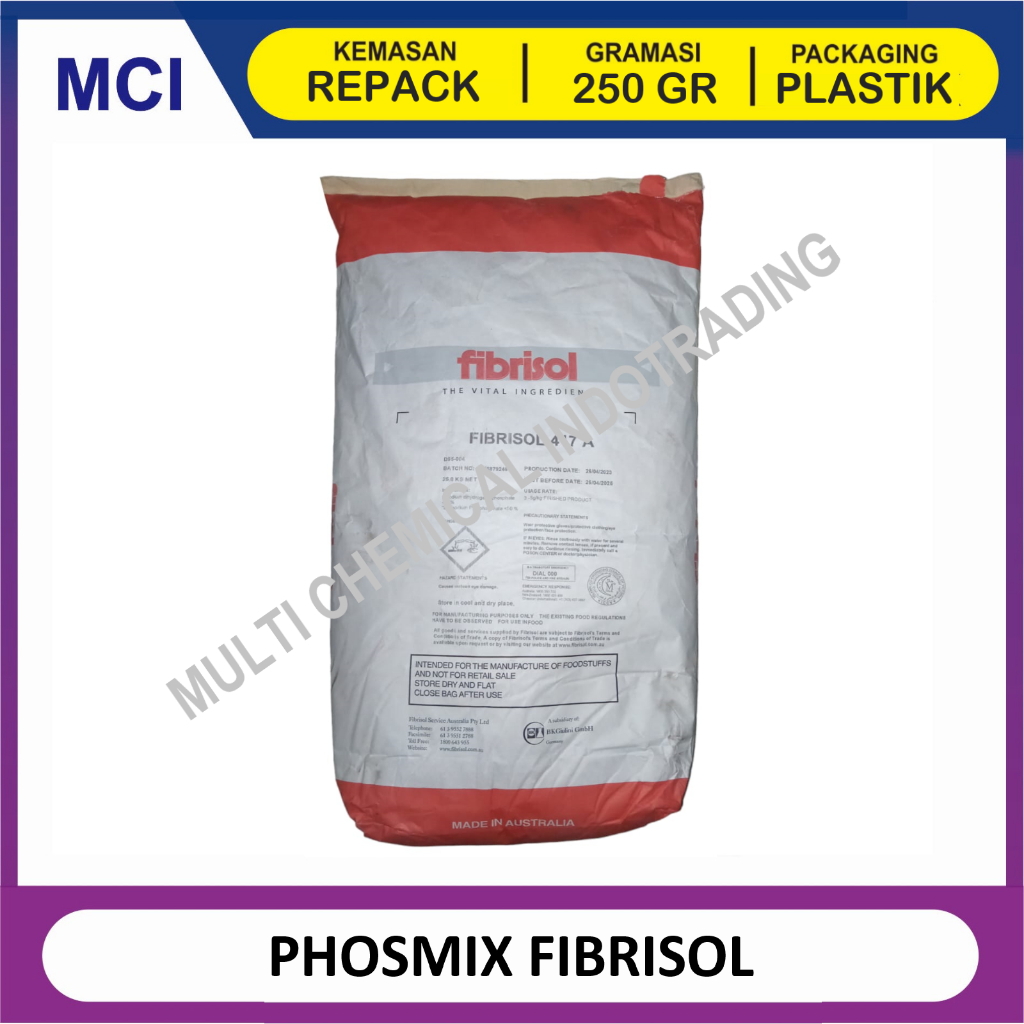 Jual FIBRISOL 417A AUSTRALIA / PHOSMIX / PENGENYAL BAKSO FOOD GRADE ...