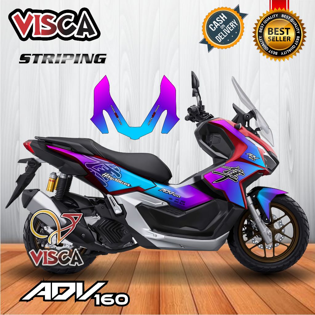 Jual Stiker Striping Honda Adv 160 Variasi Hayabusa Bunglon | Shopee ...