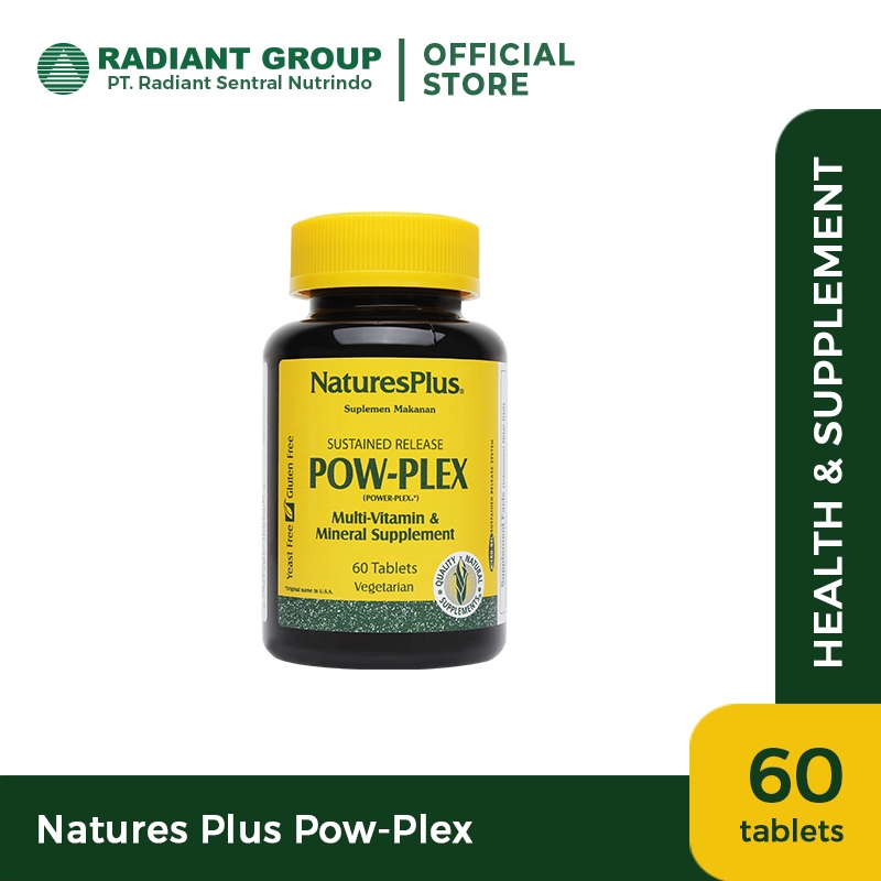 Jual Natures Plus Pow Plex - 60 Tablet | Shopee Indonesia