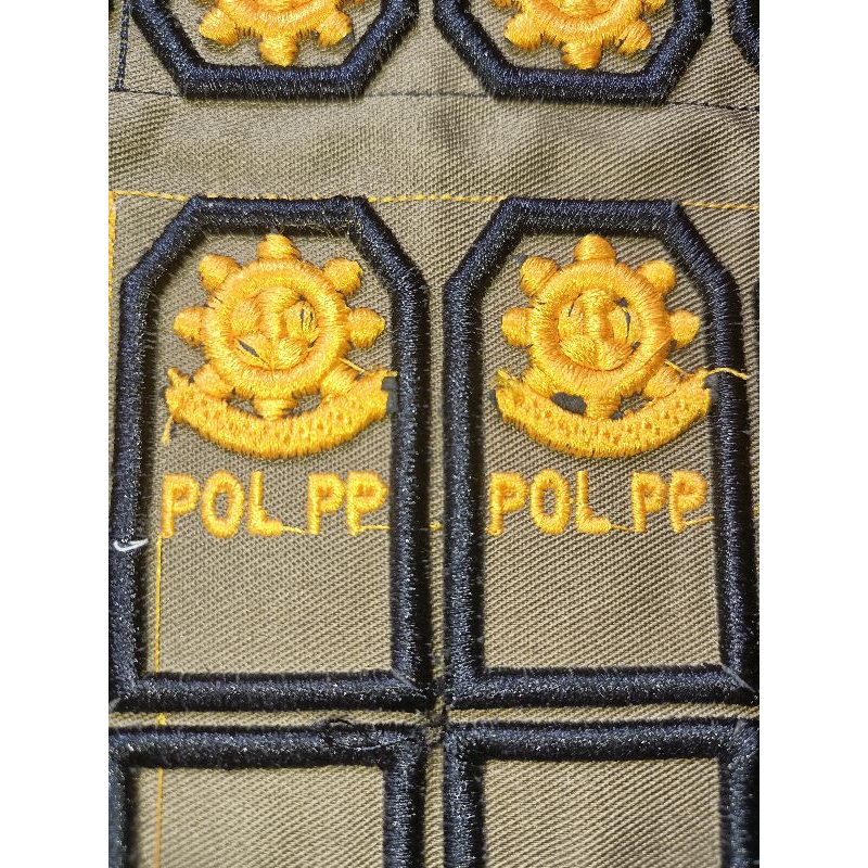 Jual Kra Satpam 3d Pol Pp Bordir, Bed Bordir Kra Pol PP | Shopee Indonesia