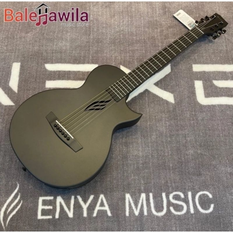 Jual Gitar Akustik Elektrik ENYA NOVA GO SP1 Black-White-Blue-Ungu-Pink +Tas Dll Built in ...