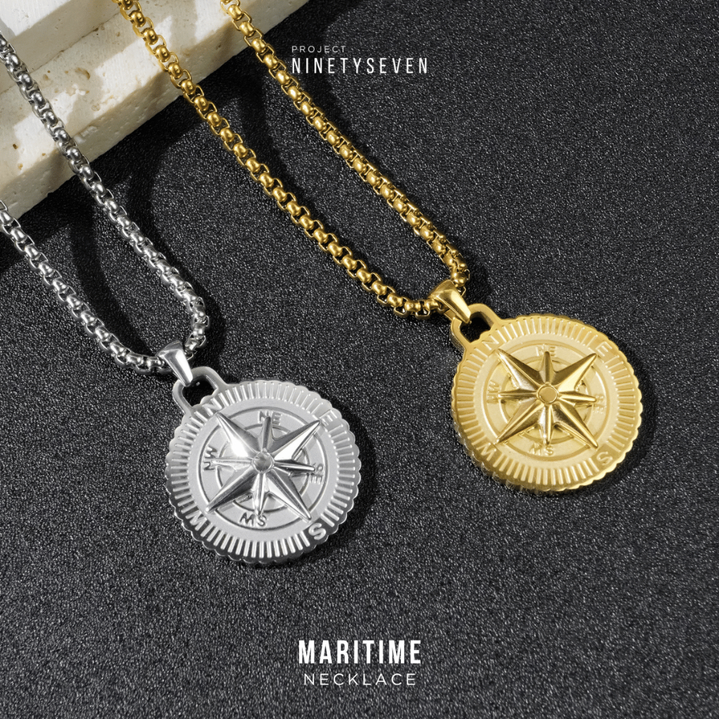 Jual PROJECT NINETYSEVEN - Maritime Necklace - Kalung Titanium Liontin ...